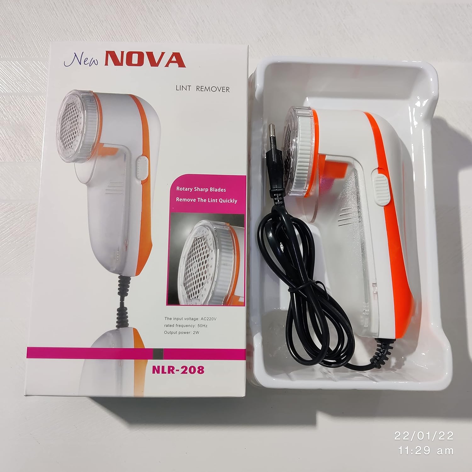 Lint Remover | Nova Electric NLR-208 | Rotary Sharp Blades for Wool ...